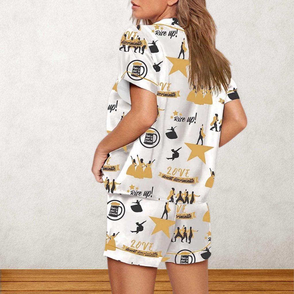 Hamilton The Musical Inspired Shows Print Pajama Set For Women