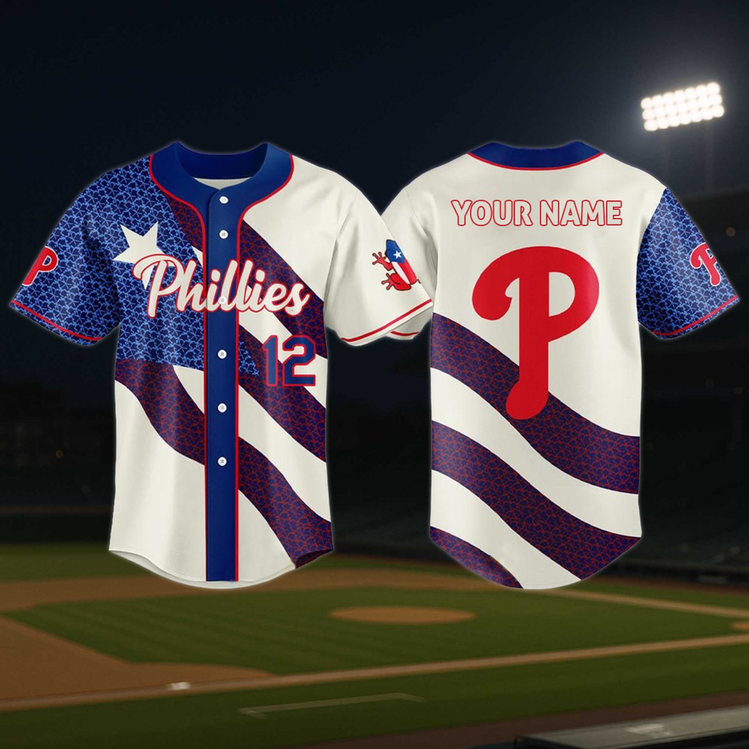 Philadelphia Phillies Puerto Rico Heritage Jersey 2025