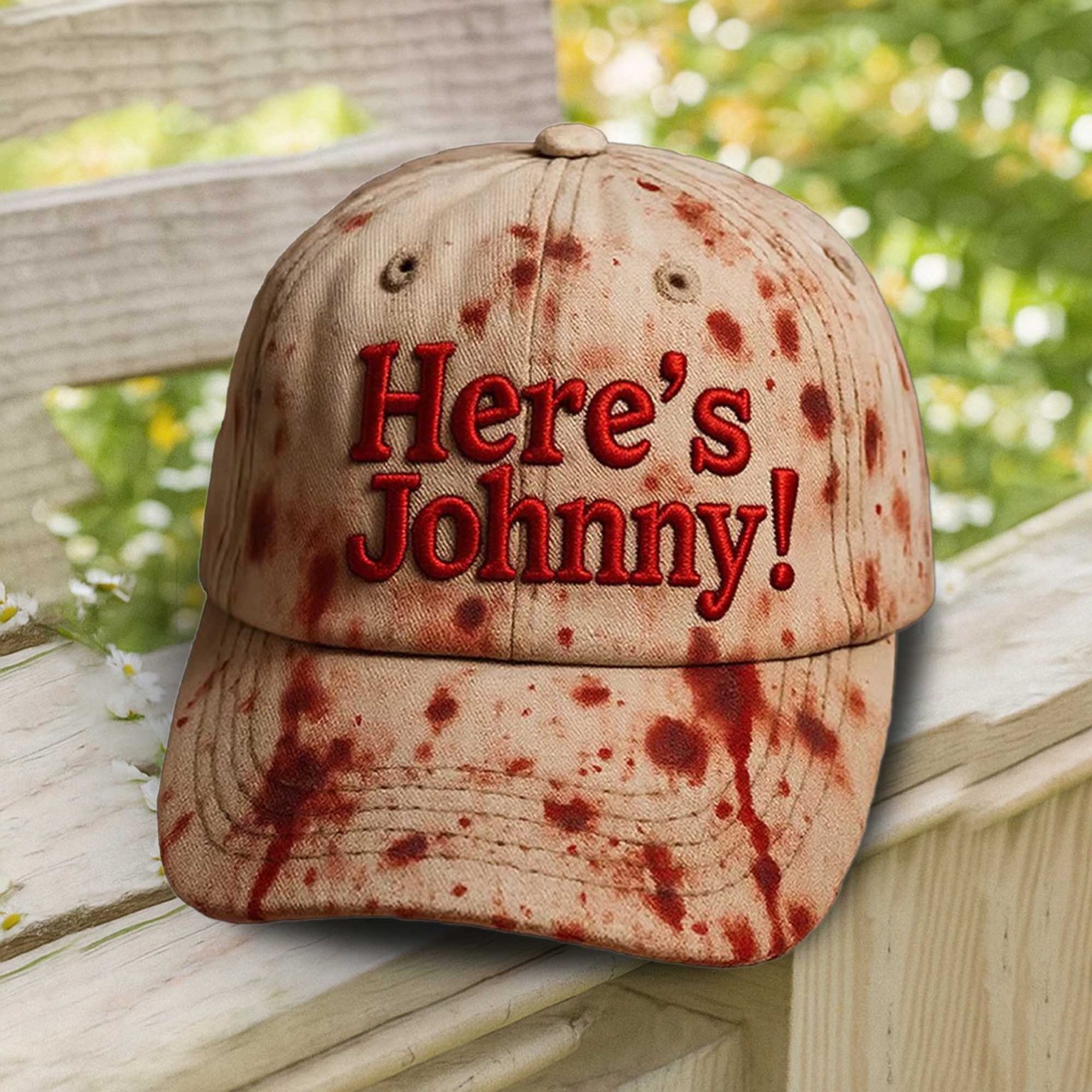 Here’s Johnny Bloody Halloween Hat 2025