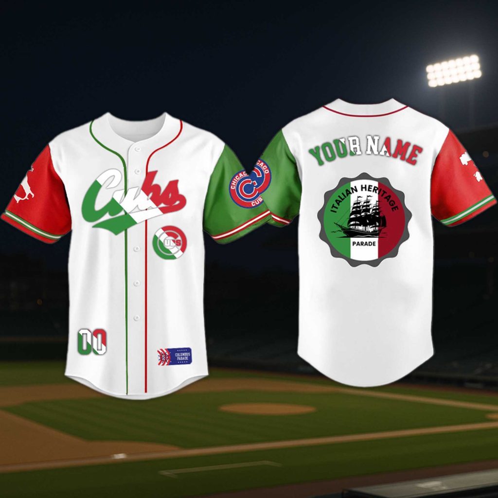 Chicago Cubs x Italian Heritage Night Jersey 2025