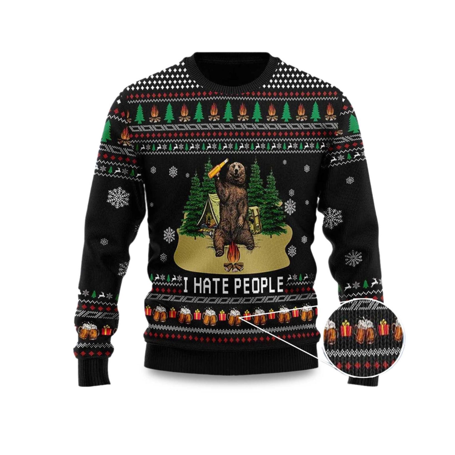 2025 Christmas Dumpster Fire Response Team Ugly Sweater