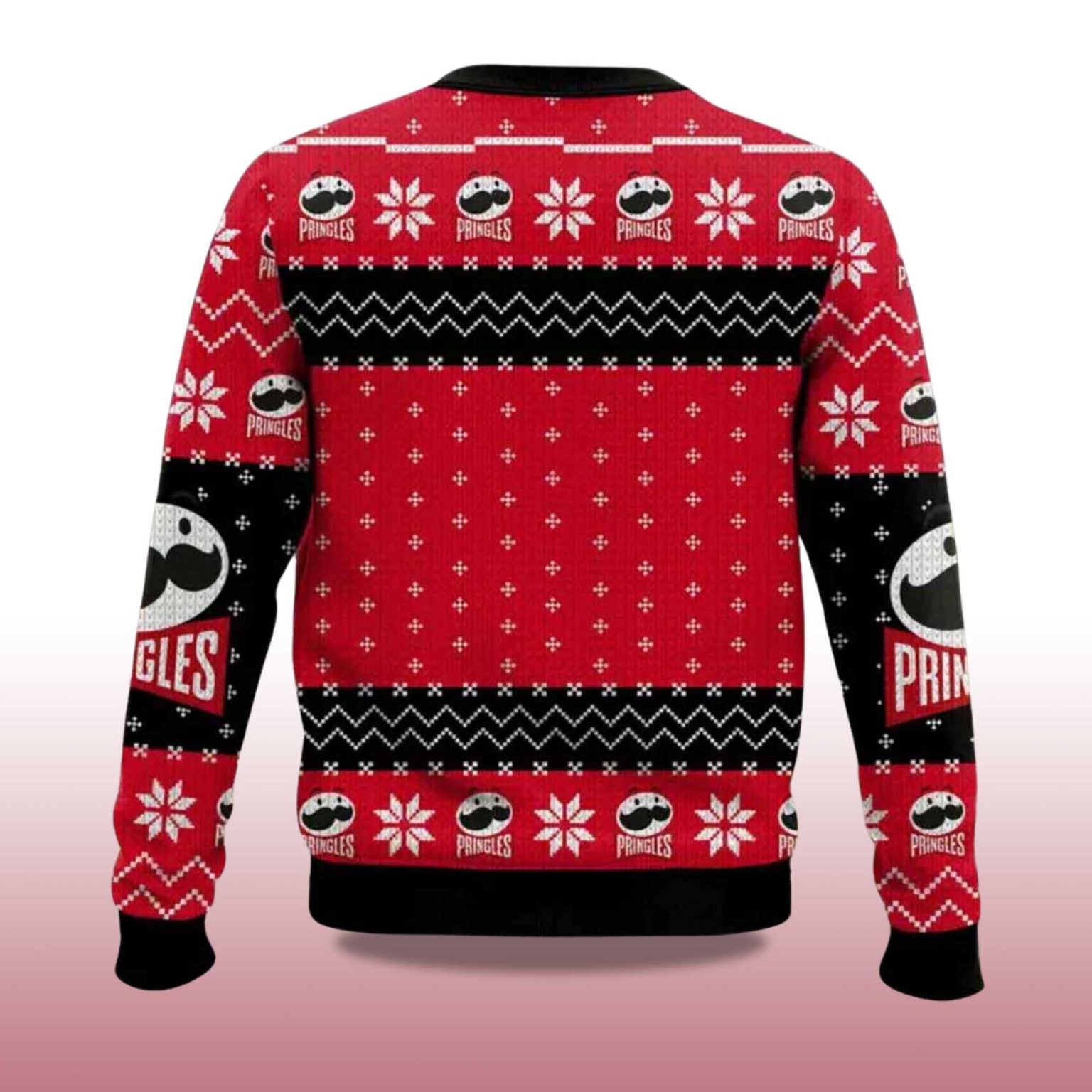 2025 Pringles Snack Brand Ugly Christmas Sweater