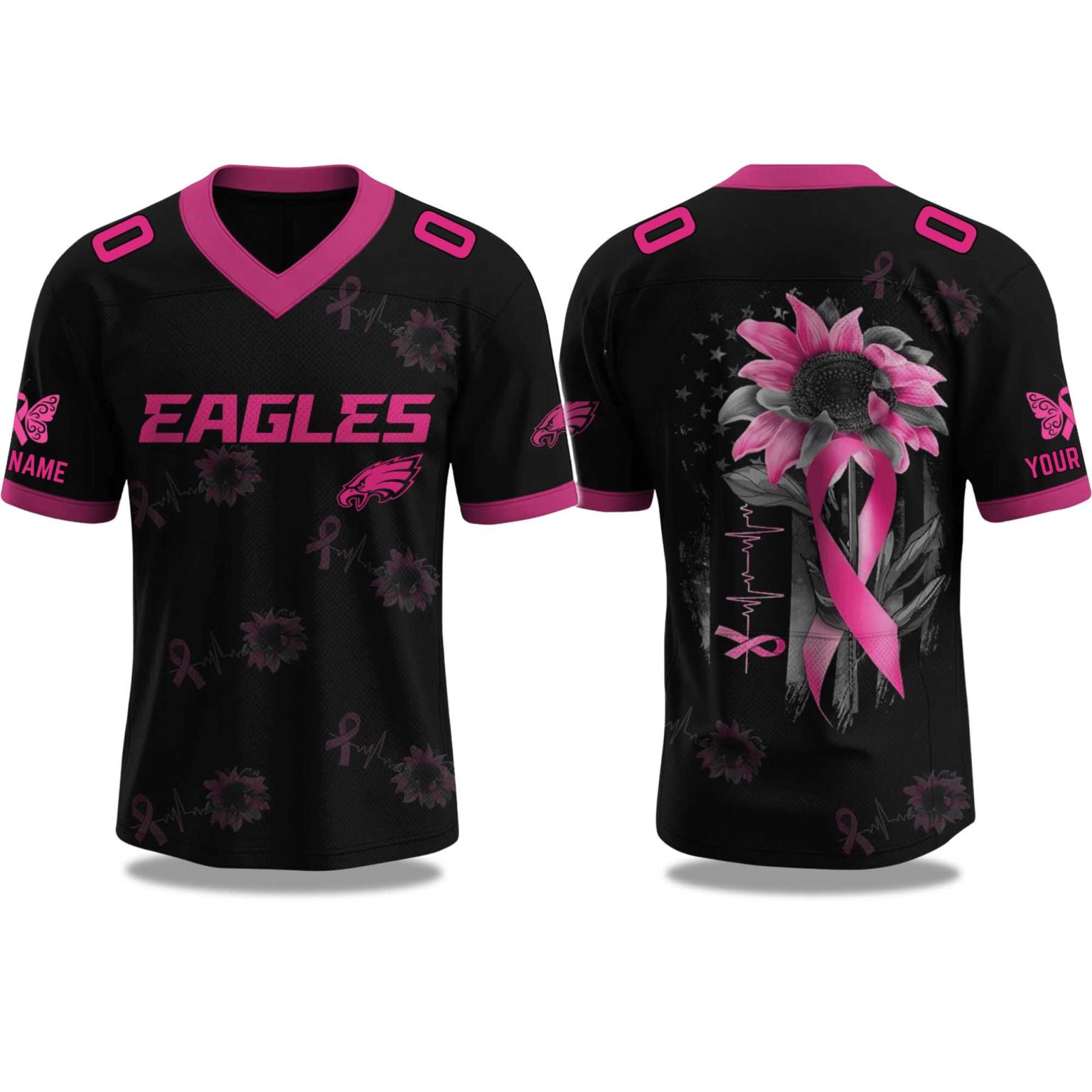 Eagles Breast Cancer Awareness Month 2025 Jersey