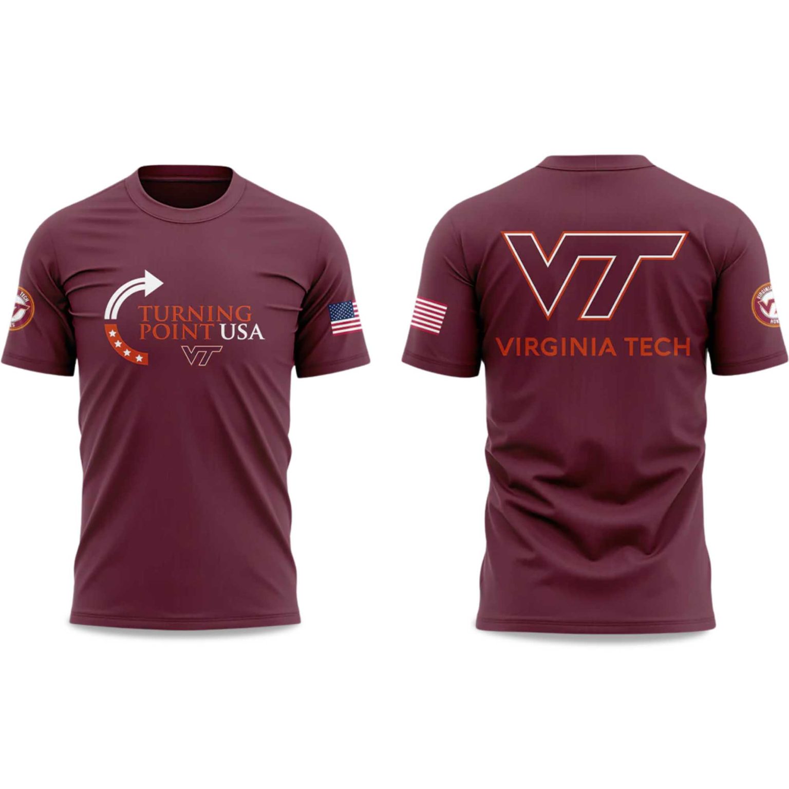 Virginia Tech Turning Point USA Charlie Kirk Shirt