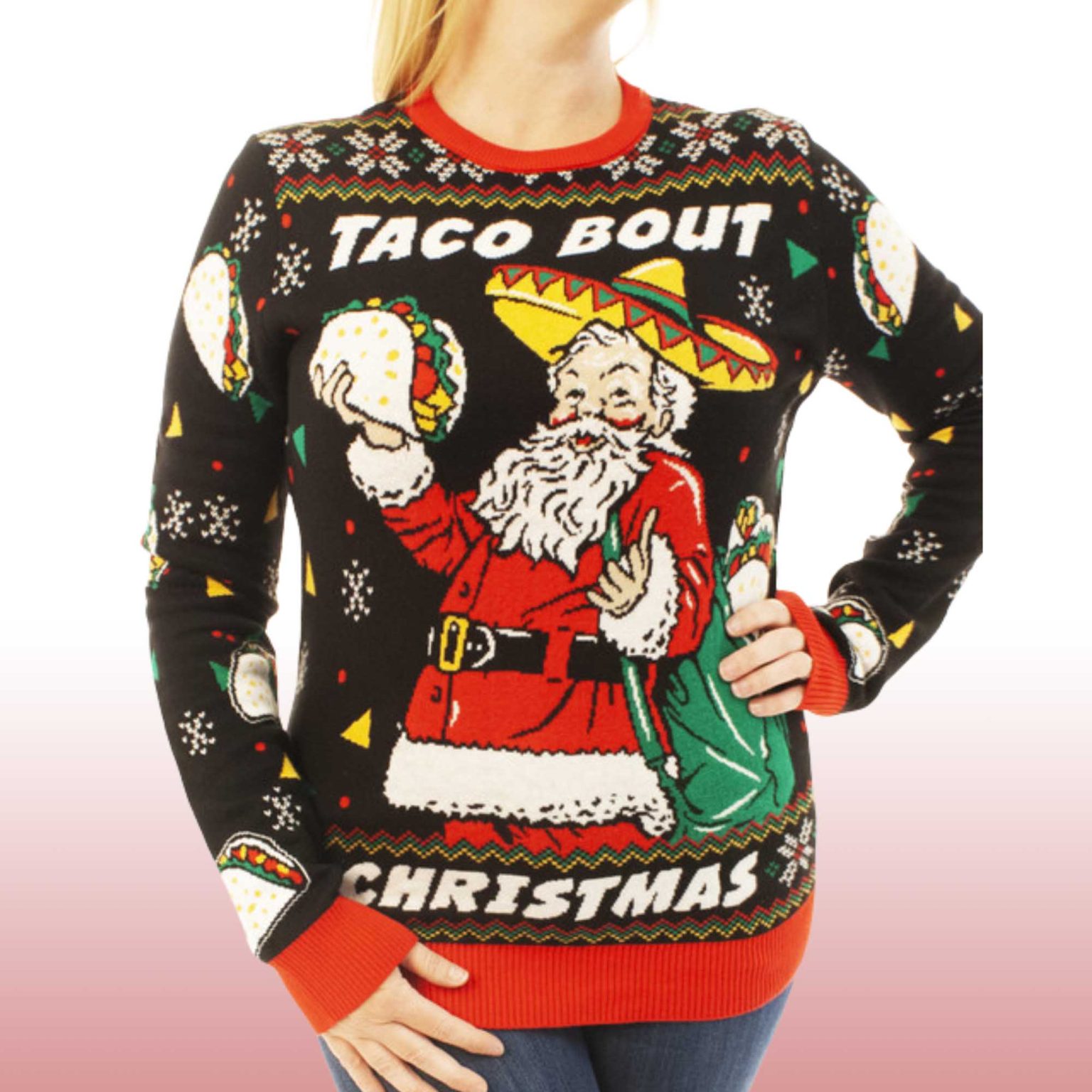 2025 Taco Bout Christmas Ugly Sweater