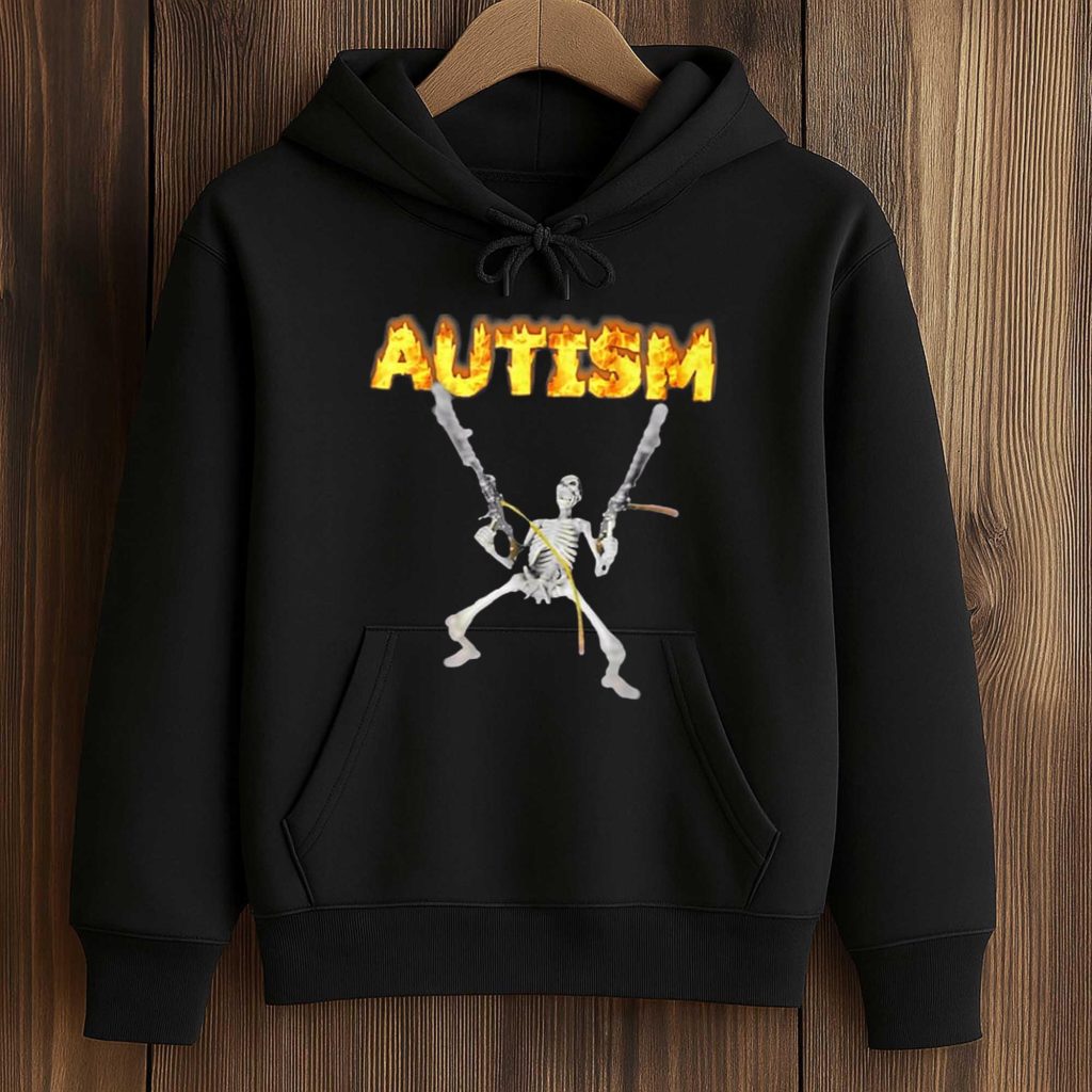 Greta Thunberg Autism Skeleton Gun Fire Shirt