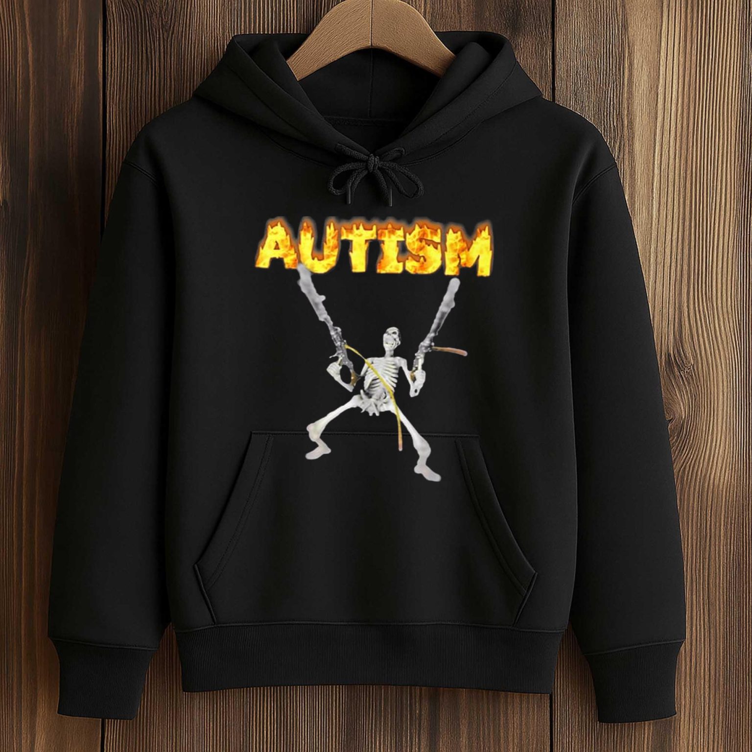 Greta Thunberg Autism Skeleton Gun Fire Shirt