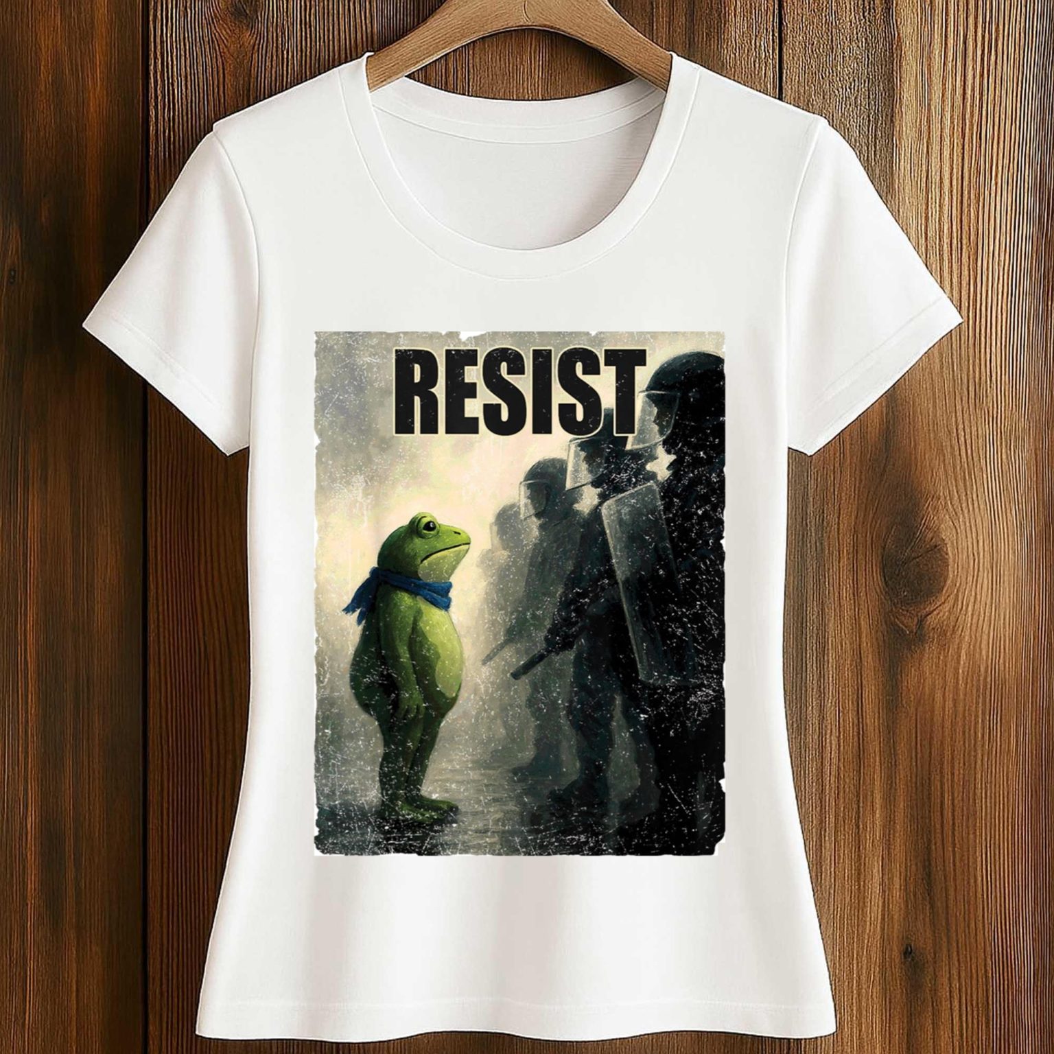 Resist Portland Frog Protest 2025 T-Shirt