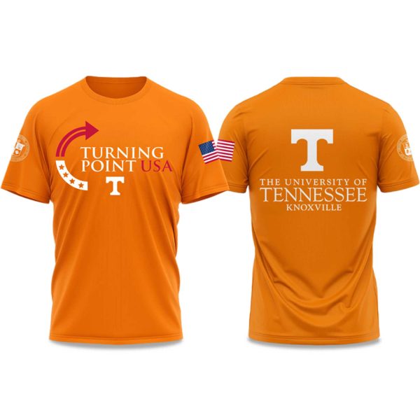 The University Of Tennessee Knoxville Turning Point USA 2025 T-Shirt