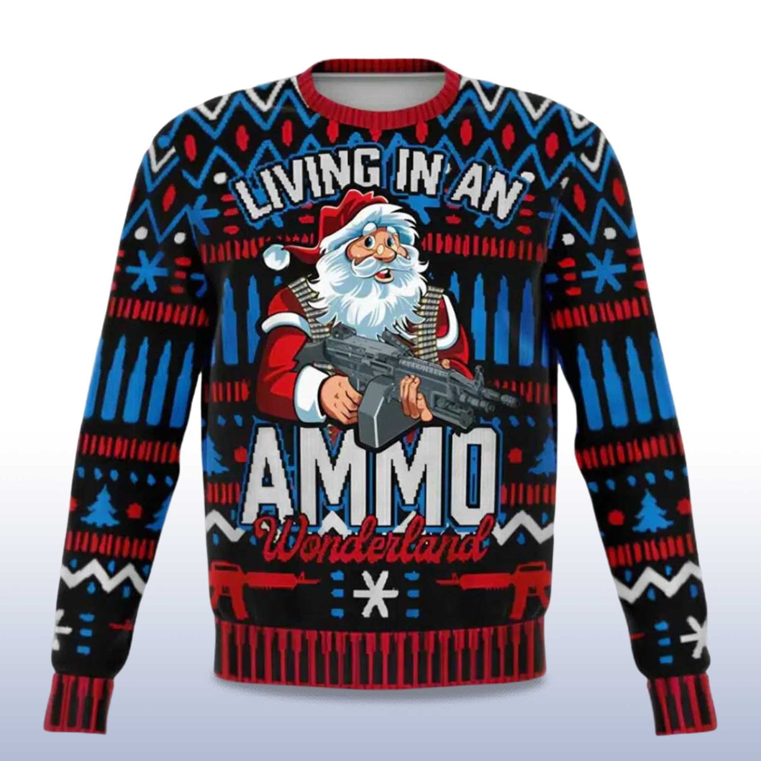 2025 Living in an Ammo Wonderland Ugly Christmas Sweater