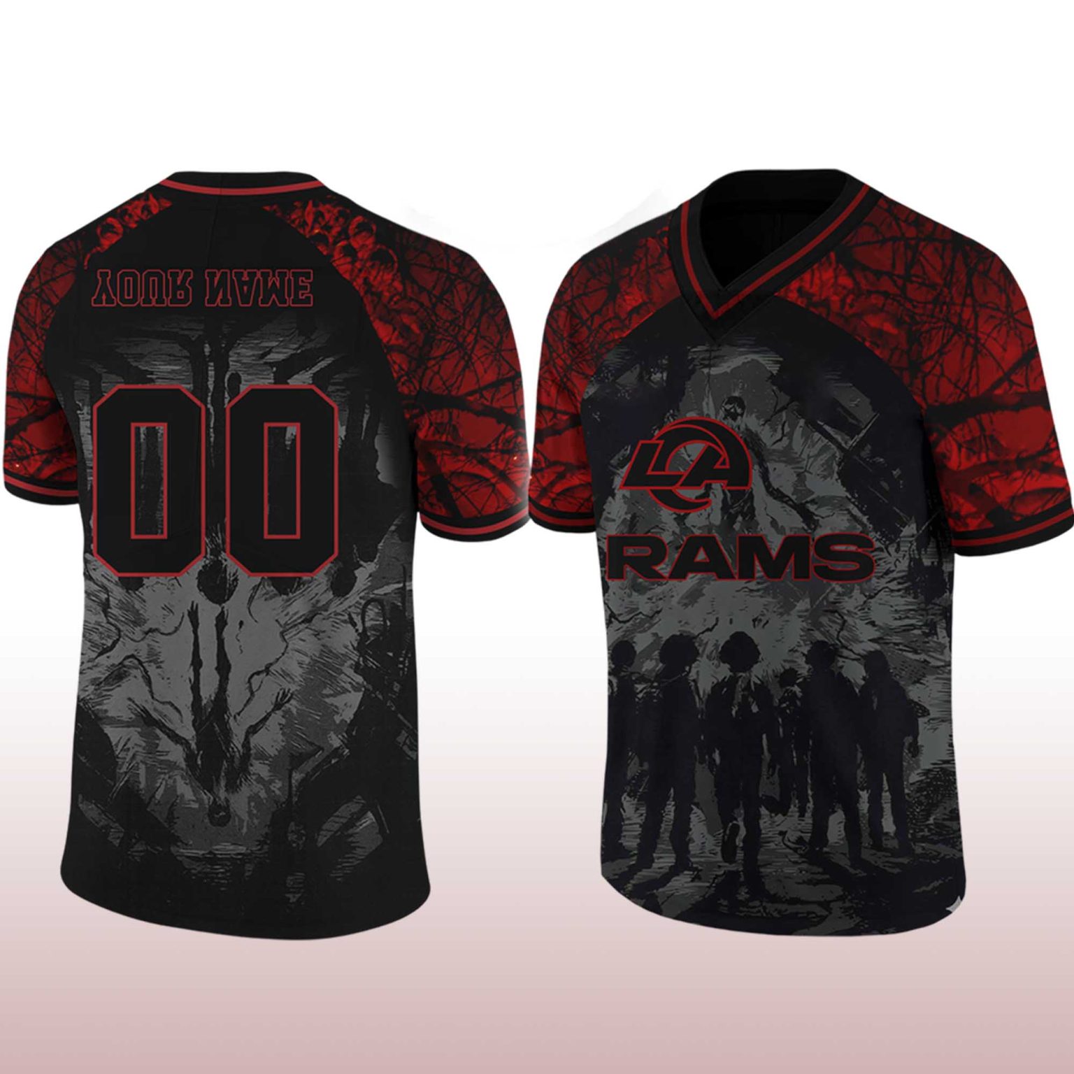 Rams Stranger Things 2025 Football Jersey