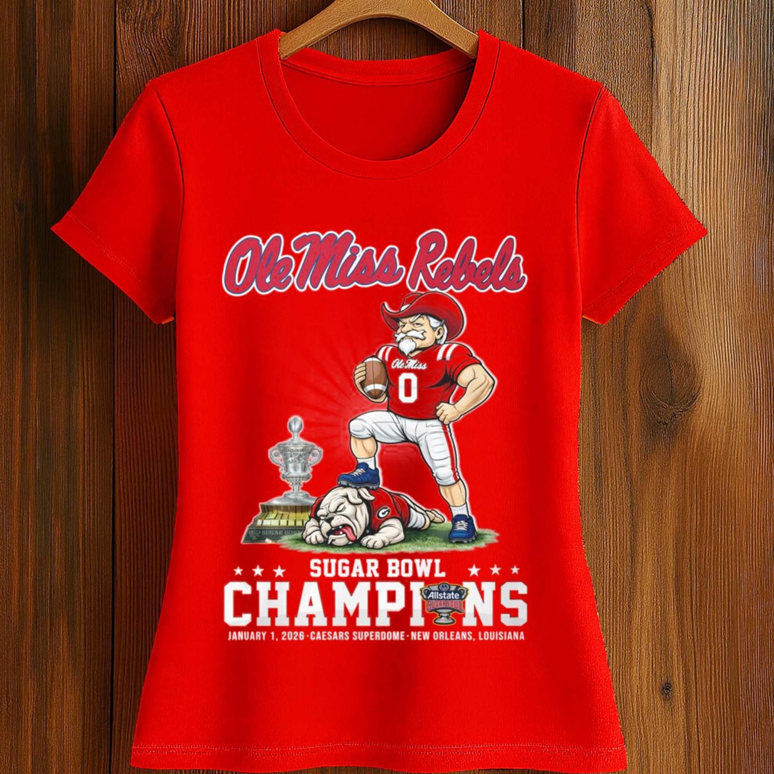 Ole Miss Rebels Sugar Bowl Champions 2026 Shirt