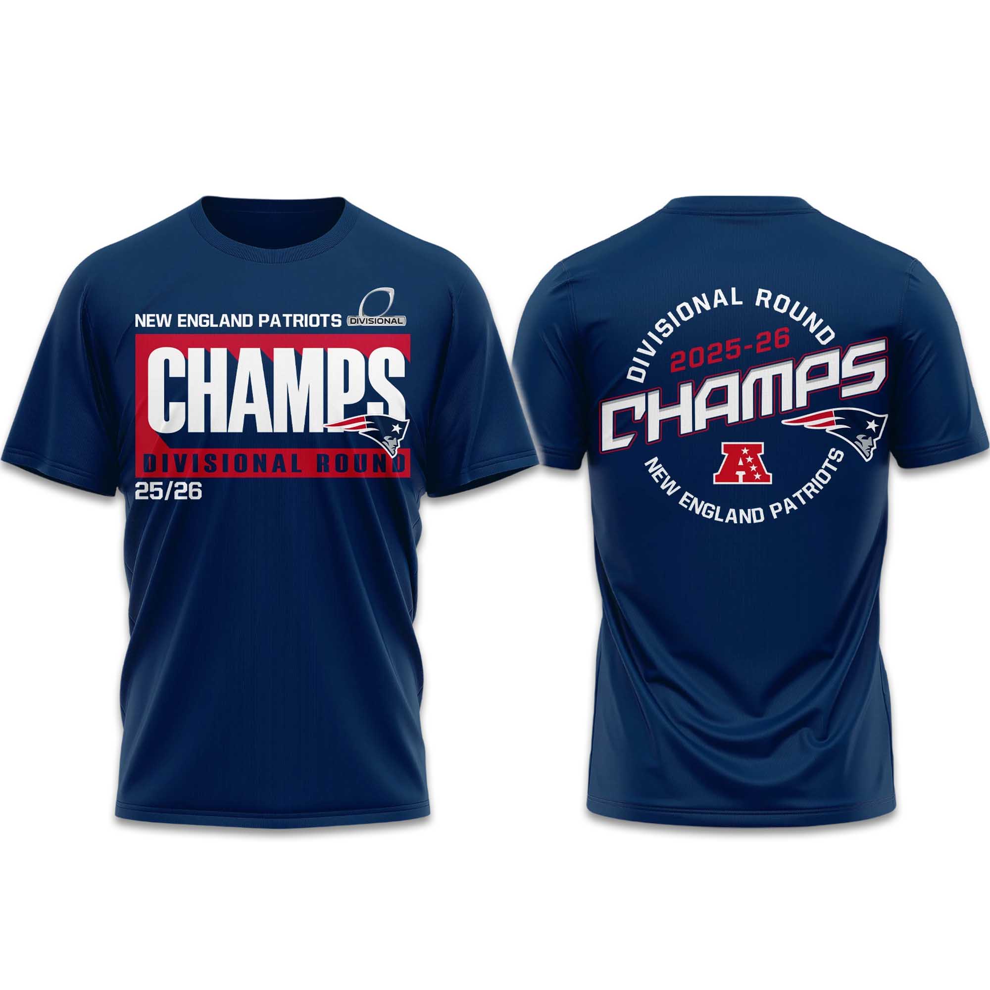 Patriots Divisional Round Champions 2025 2026 Shirt