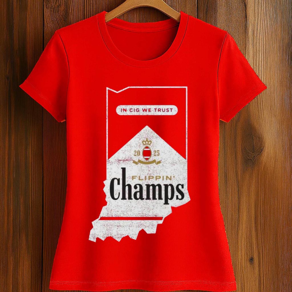 Tricia Whitaker Flippin Champs Indiana College Football Fans Shirt